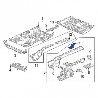 Honda CR-V Rocker Panels, Floor Pans, Moldings — CARiD.com