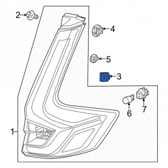 Honda HR-V OEM Tail Lights | LED, Fiber Optic — CARiD.com
