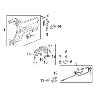 Honda CR-V OEM Quarter Panels & Parts | Rear & Front — CARiD.com