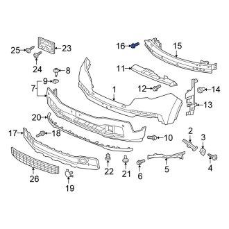 Honda Passport OEM Bumpers | Genuine Front & Rear Bumpers — CARiD.com