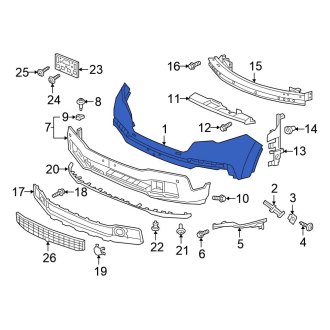 Honda Ridgeline Replacement Front Bumpers & Components — CARiD.com