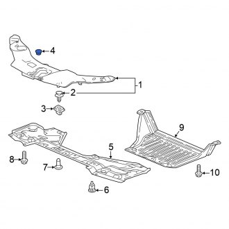 Honda Ridgeline Radiator Support Covers — CARiD.com
