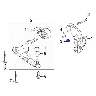 Honda Ridgeline Steering Knuckles, Spindles & Components — CARiD.com