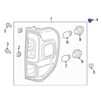 Honda Crosstour OEM Tail Lights | LED, Fiber Optic — CARiD.com