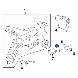Honda CR-V OEM Quarter Panels & Parts | Rear & Front — CARiD.com