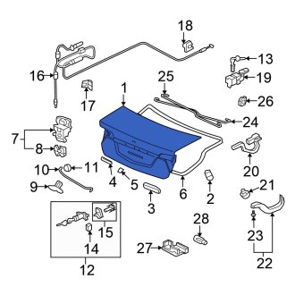 Honda Civic Replacement Trunk Lids — CARiD.com