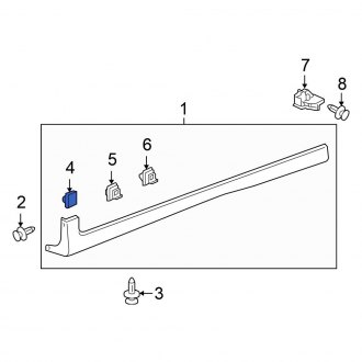 Honda Fit Rocker Panel Hardware | Clips, Brackets — CARiD.com