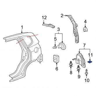 Honda HR-V OEM Quarter Panels & Parts | Rear & Front — CARiD.com