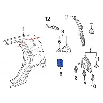 Honda HR-V OEM Quarter Panels & Parts | Rear & Front — CARiD.com