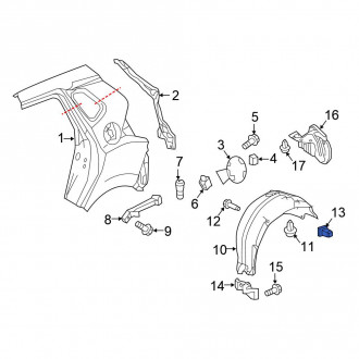 Honda CR-V OEM Quarter Panels & Parts | Rear & Front — CARiD.com