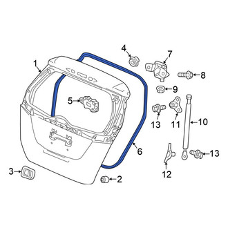 Honda Fit Trunk & Tailgate Seals — CARID.com