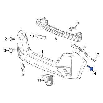 Honda Civic Si OEM Bumpers | Genuine Front & Rear Bumpers — CARiD.com