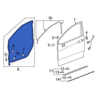 Honda Door Seals & Weatherstripping | CARiD