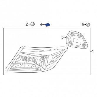 Honda Accord OEM Tail Lights | LED, Fiber Optic — CARiD.com
