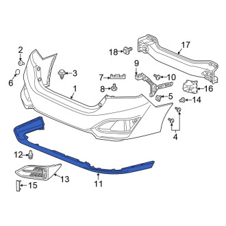 Honda Clarity Replacement Bumpers - Front, Rear, Brackets | CARiD