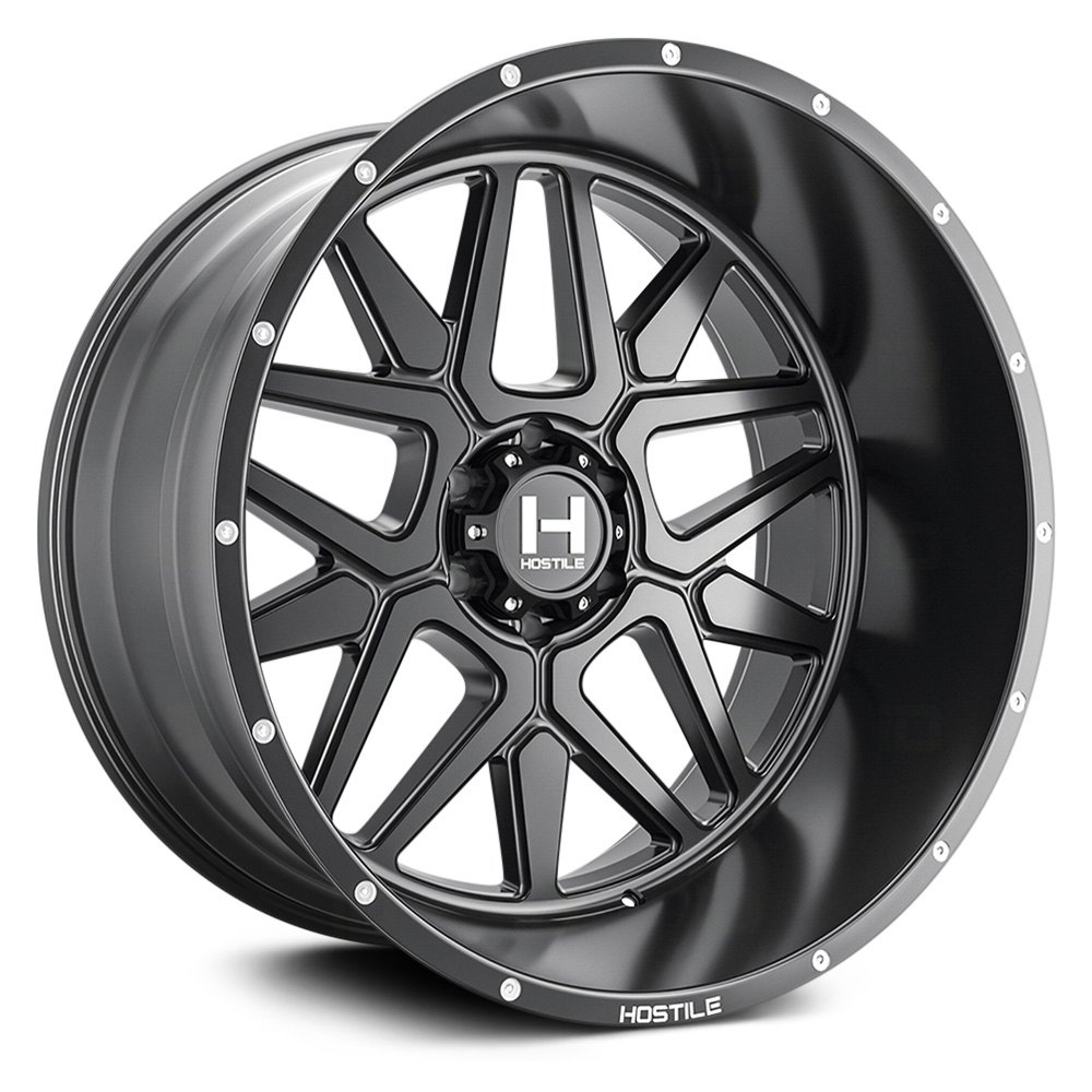 HOSTILE® H128 DIABLO Wheels - Asphalt Rims - H128-2090817055BB