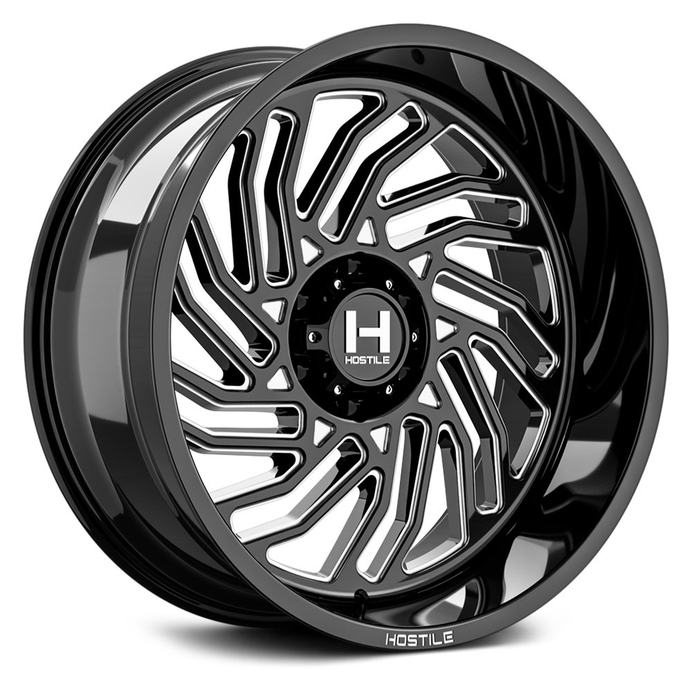 HOSTILE® H140 TWISTER Wheels - Blade Cut Rims