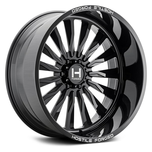 HOSTILE FORGED® HF21 Wheels - Gloss Black Rims