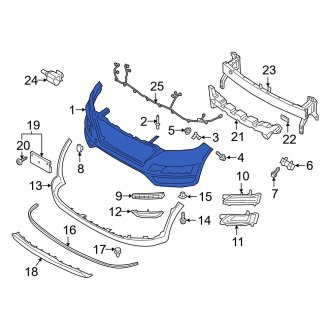 Hyundai Tucson Replacement Front Bumpers & Components | CARiD