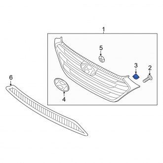 Hyundai Tucson Grille Brackets & Hardware — CARiD.com