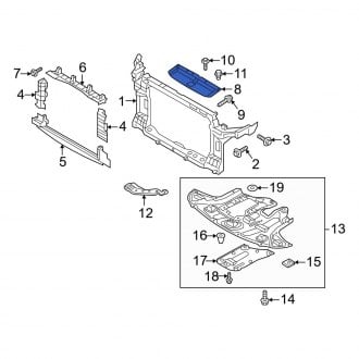 Hyundai Tucson Radiator Support Covers — CARiD.com