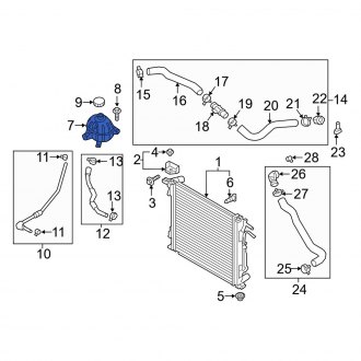 Hyundai Coolant Overflow Tanks | Aluminum, Stainless Steel — CARiD.com