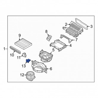 Hyundai Kona Blower Motors & Parts | Resistors, Regulators — CARiD.com