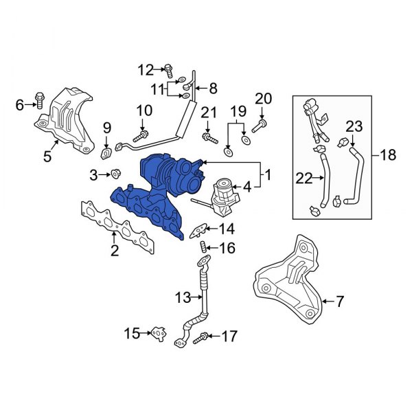 Hyundai OE 282312B760 - Turbocharger