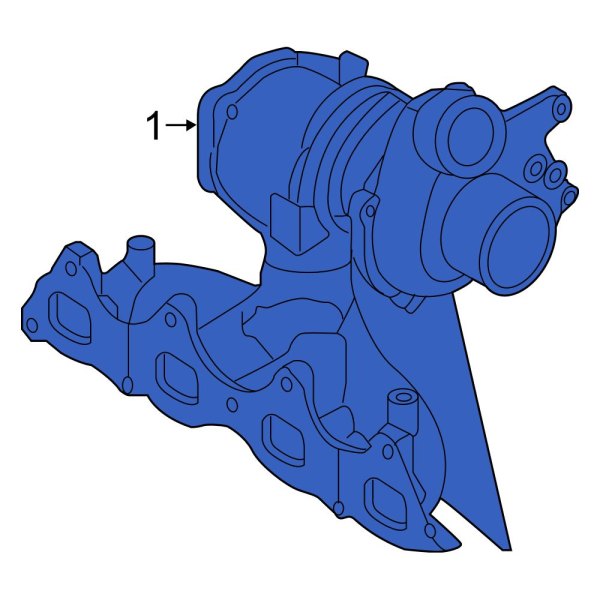 Hyundai OE 282312B760 - Turbocharger