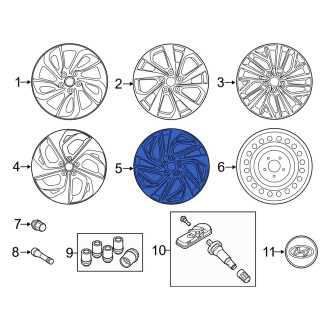 Hyundai Tucson Factory Steel Wheels — CARiD.com
