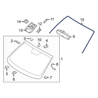 Hyundai Window Trim - Moldings, Pillar Posts, Sills | CARiD
