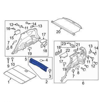 Hyundai Tucson Trunk & Tailgate Moldings | CARiD
