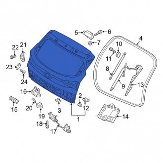 Hyundai Tucson Replacement Trunks & Tailgates | CARiD
