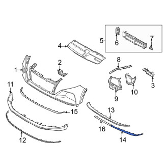 Hyundai Tucson Replacement Bumper Moldings & Trim — CARiD.com