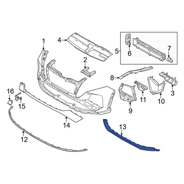 Hyundai OE 86577N9CA0 - Front Valance Panel