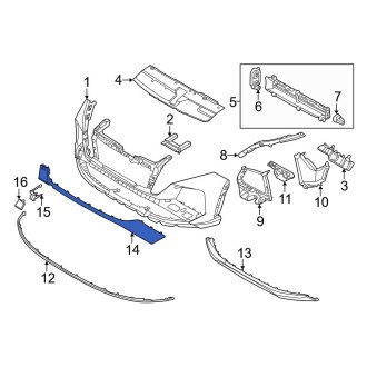 Hyundai Tucson Replacement Bumper Moldings & Trim — CARiD.com