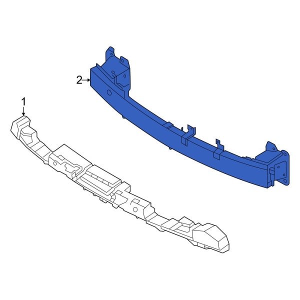 Hyundai OE 64900P0020 - Front Bumper Impact Bar
