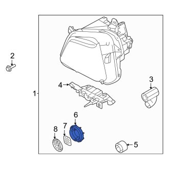 Hyundai Ioniq 5 Headlight Components - Brackets, Adapters | CARiD
