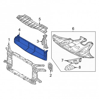 Hyundai Tucson Header Panel Brackets & Hardware | CARiD