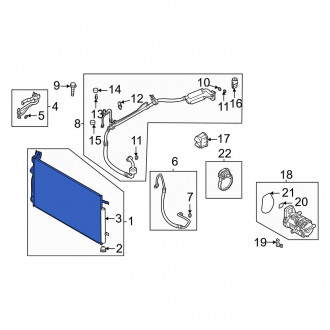 Hyundai Tucson OEM A/C & Heating Parts - Systems, Compressors | CARiD