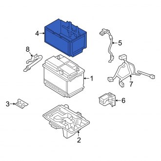 Hyundai Santa Cruz Battery Trays, Alternator Brackets, Mounts — CARiD.com