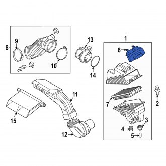 Hyundai Santa Fe OEM Engine & Components | Air Intake Parts — CARiD.com