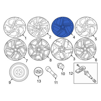 Hyundai Tucson OEM Wheels | Original Steel & Alloy Wheels — CARiD.com
