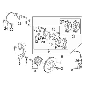 2022 Hyundai Tucson Brakes - Brake Parts | CARiD