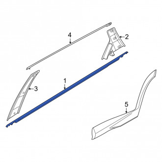 Hyundai Tucson Door Moldings - Side, Edge, Belt | CARiD