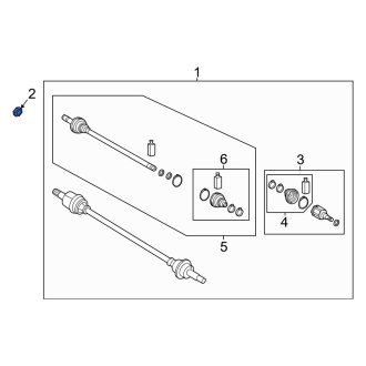 2025 Hyundai Tucson CV Joints, Boots & Parts - Inner, Outer | CARiD