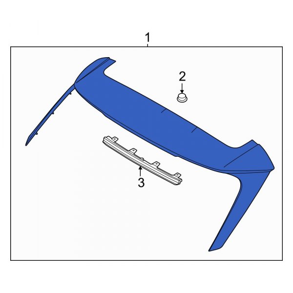 Hyundai OE 86591N9000 - Front Spoiler