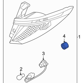 Hyundai Ioniq 5 OEM Tail Lights | LED, Fiber Optic — CARiD.com
