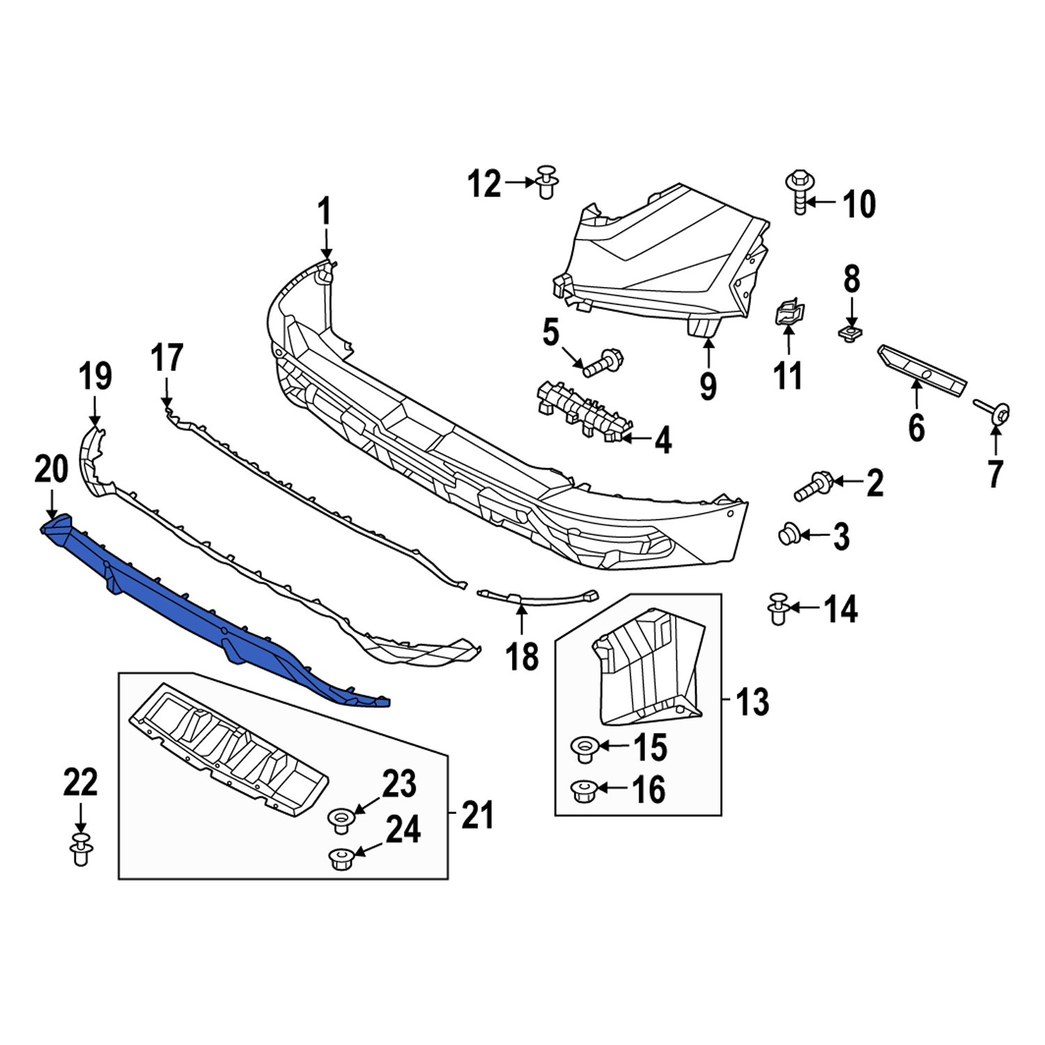 Hyundai OE 86670N9060 - Rear Valance Panel