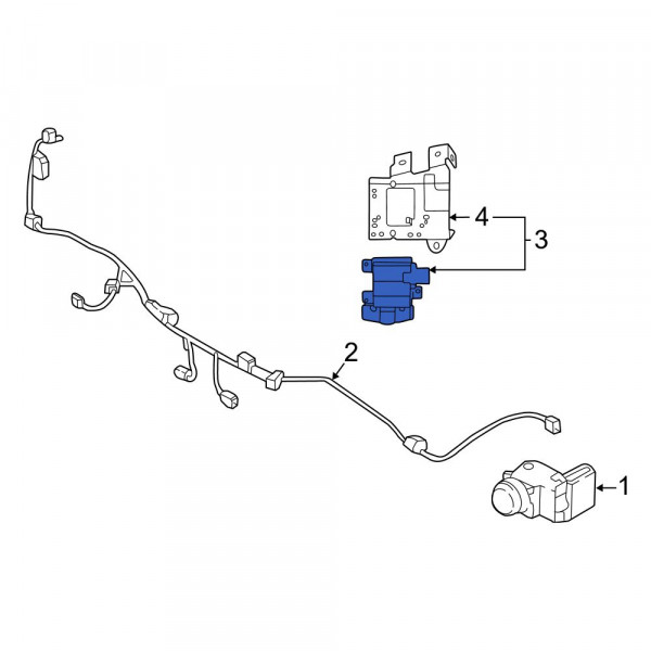 Hyundai OE 99140CW000 - Rear Left Blind Spot Detection System Warning ...